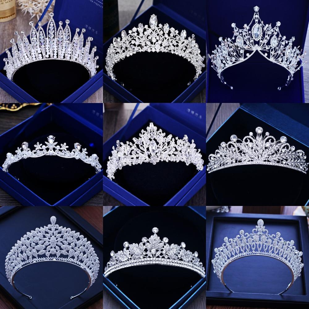 Assorted Styles Fashion Crystal Crowns- Bride Tiaras Wedding Headpiece ...